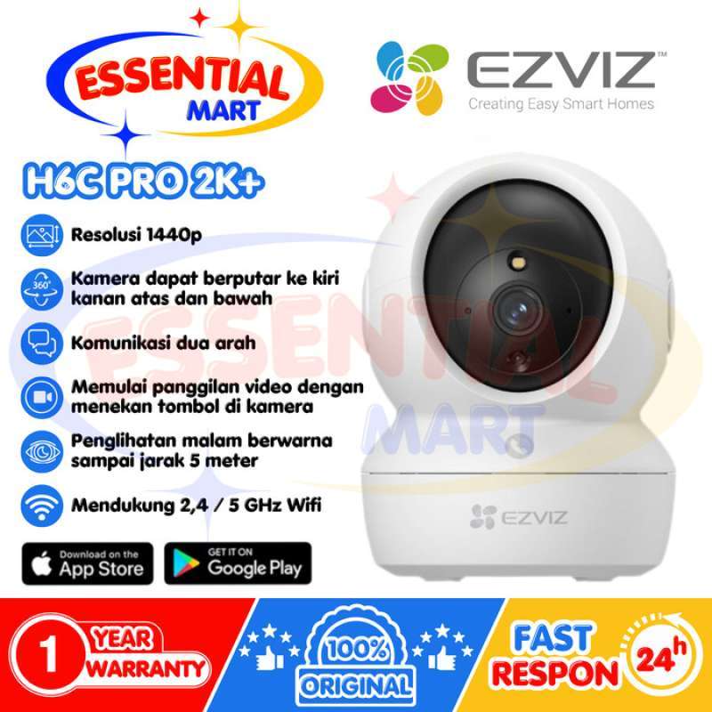 Promo Cctv H6c 4mp / 2k+ Smart Home Ip Camera Diskon 23% Di Seller ...