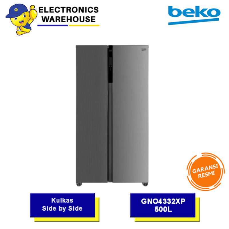 Promo Beko Kulkas Sbs Side By Side 500 Liter Gno4332xp Diskon 23% Di ...