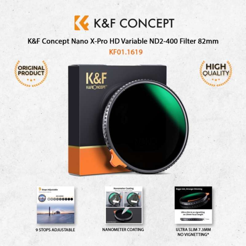 Jual K&f Concept Nano X-pro Hd Variable Nd2-400 Filter 82mm Di Seller Circlet - Cengkareng Timur ...