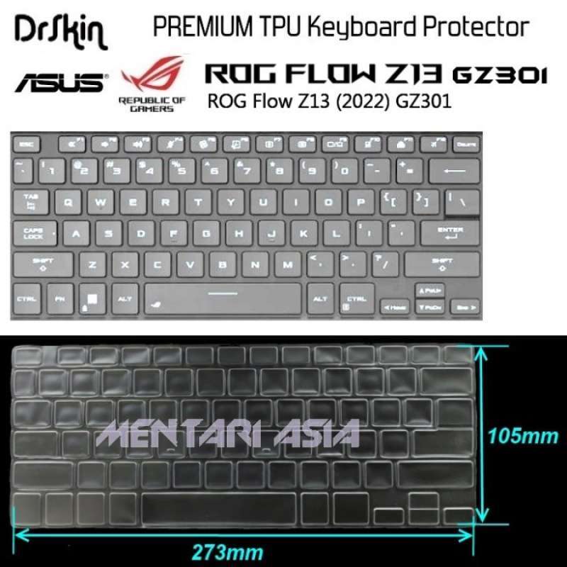 Promo Keyboard Tector Rog Flow Z13 Gz301 2022 - Kakay Tpu Diskon 23% Di ...