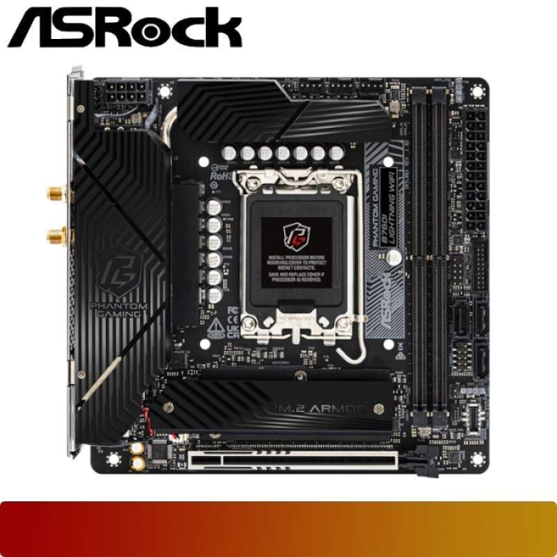 Jual Asrock B760i Lightning Wifi | Motherboard Intel B760 Lga 1700 Ddr5 ...