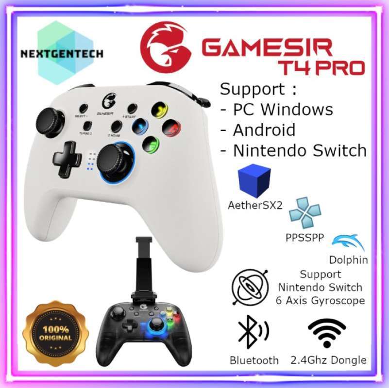Promo Gamesir T4 Wireless Game Controller Gamepad Joystick Multiplatform Diskon 23% Di Seller ...