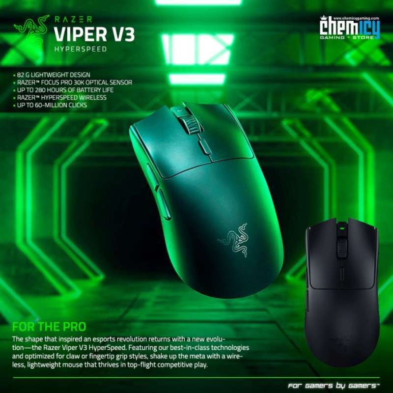 Promo Viper V3 Hyperspeed Wireless Gaming Mouse Diskon 23% Di Seller ...