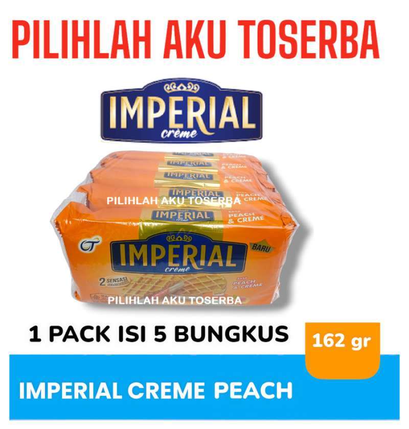 Promo Imperial Cream Peach Family Pack 162 Gr - ( Harga 5 Pcs ) Diskon 11% Di Seller Pilihlah ...