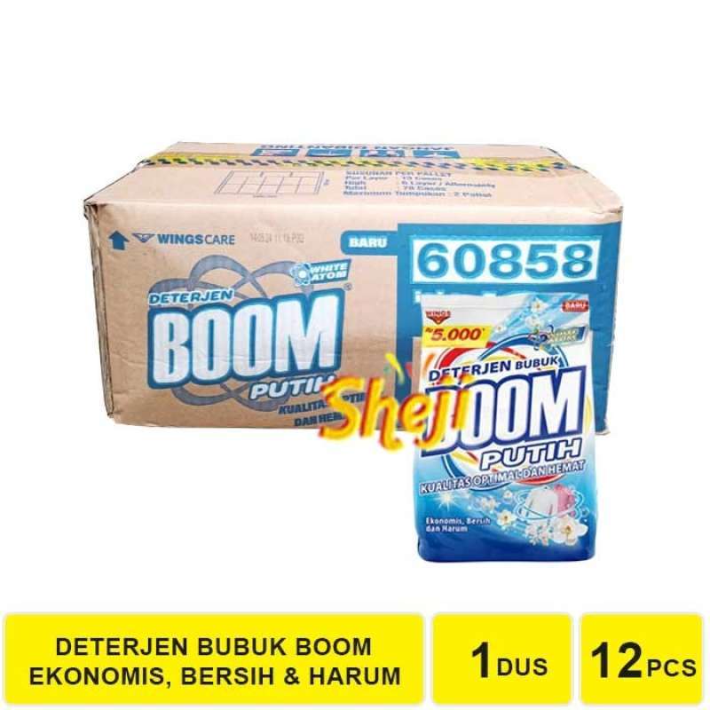 Jual 1 Dus Isi 12 Pcs Boom Deterjen Bubuk 280 Gram - Bm Putih 1 Dus Di Seller Sheji - Bendungan ...