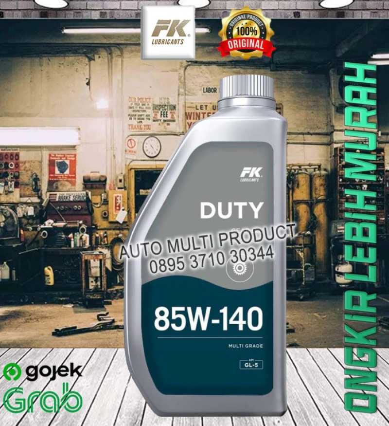 Promo Oli, Oli Fk, Mobil, Motor, Gardan, Duty Gear Oil Gl-5, 85w140, 1 ...