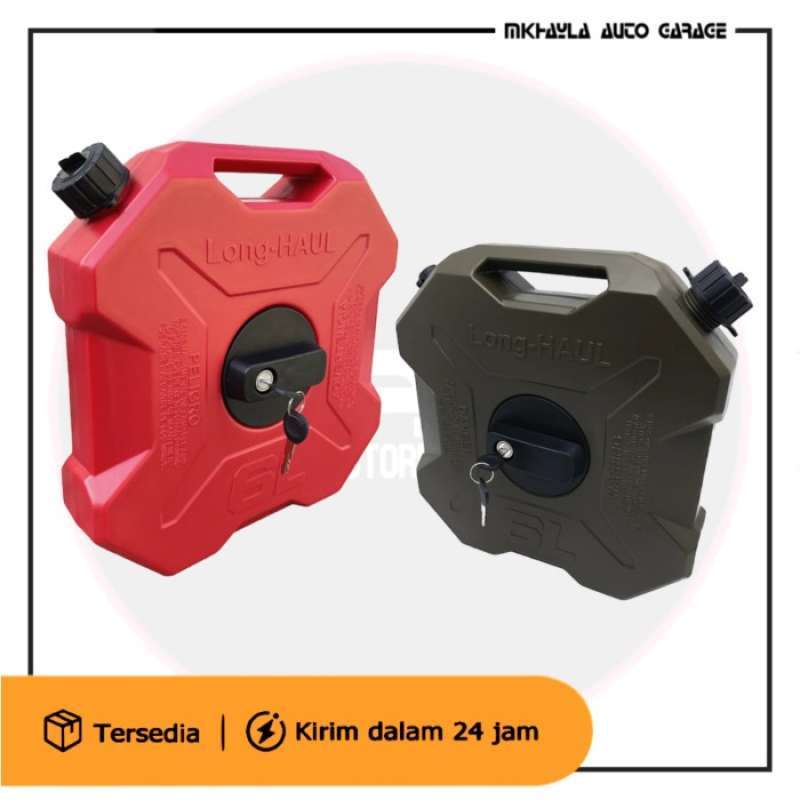 Promo Jerigen Long Haul 6 Liter + Kunci Pengaman Jerigen Diskon 23% Di ...