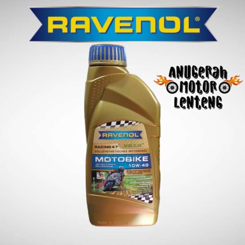 Promo Oli Ravenol Motobike Racing 4t 10w 40 1l Fully Synthetic Ester Api Sn Diskon 23% Di Seller ...
