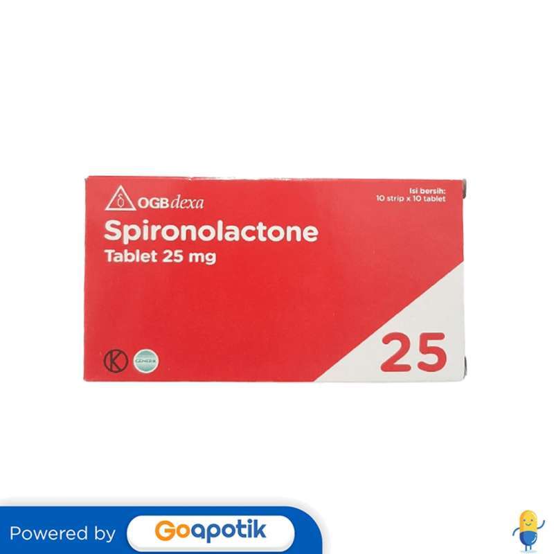 Jual Spironolactone Ogb Dexa Medica 25 Mg Box 100 Tablet / Diuretik Di ...