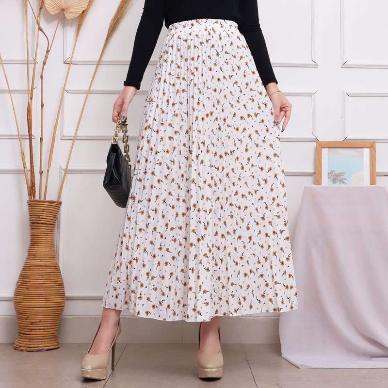 Promo Rok Motif Bunga Floral Jumbo Xxl / Rok Daily Korean Style / Lily ...
