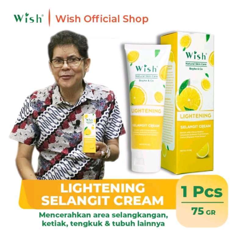 Promo Wish Lightening Selangit Cream - Atasi Selangkangan, Ketiak & Area Tubuh Lain Yang ...