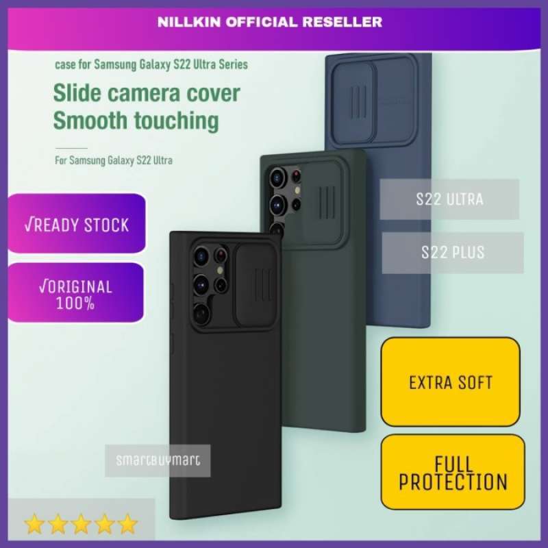 Promo Case Samsung Galaxy S22 Ultra/plus Nillkin Camshield Silky Casing Diskon 23% Di Seller ...