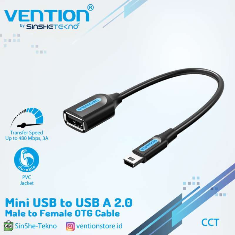 Promo Kabel Otg Micro Usb Micro B Type C Mini Usb 5 Pin - Cct Mini Usb ...