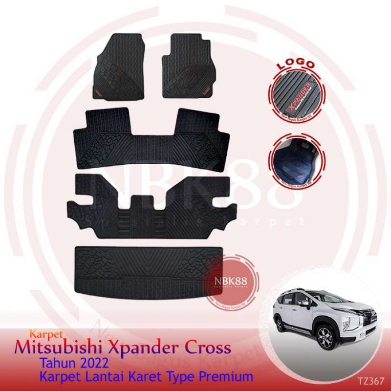 Promo Karpet Mobil Xpander Cross 2022 Full Set Karet Premium Logo ...