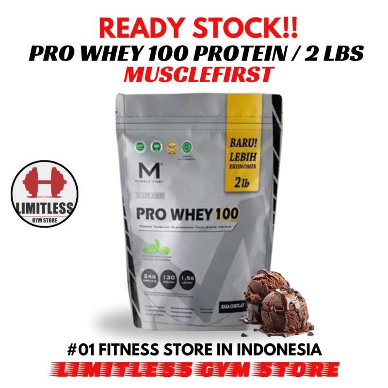 Jual Muscle First Pro Whey 100 2 Lbs Lb M1 Prowhey Susu Protein Gym ...