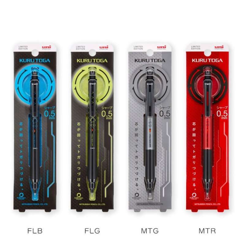 Jual Uni Kuru Toga Ks Metallic Flash Colors 0.5mm Pencil Limited Edition - Flash Blue Di Seller ...