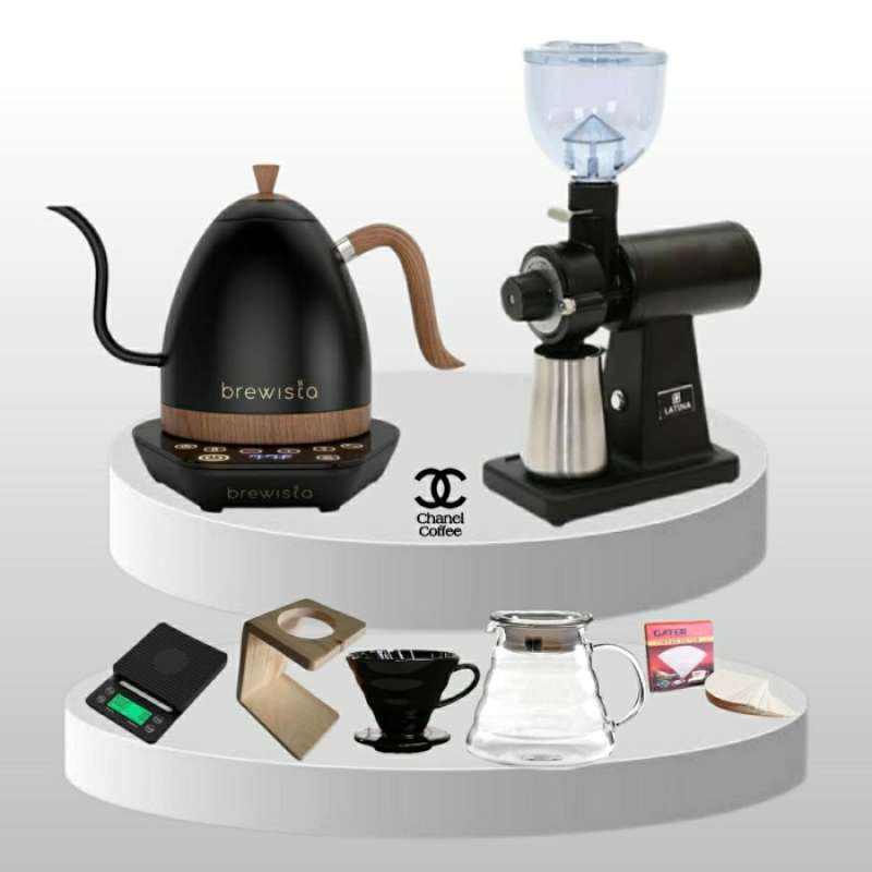 Promo Paket Manual Brewing V60 / Alat Kopi Manual Brew V60 Lengkap ...