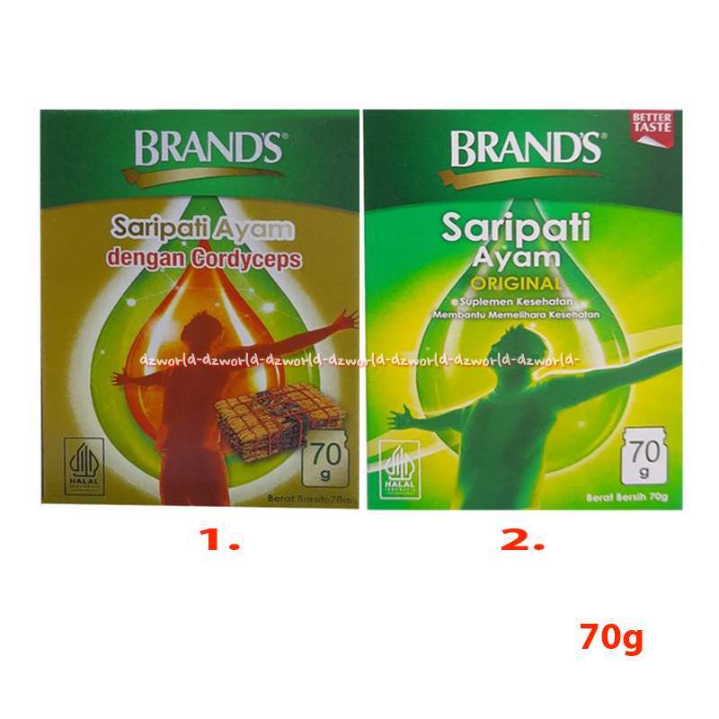 Jual Brand's 70gr Essence Of Chicken Cordyceps Original Saripati Ayam ...