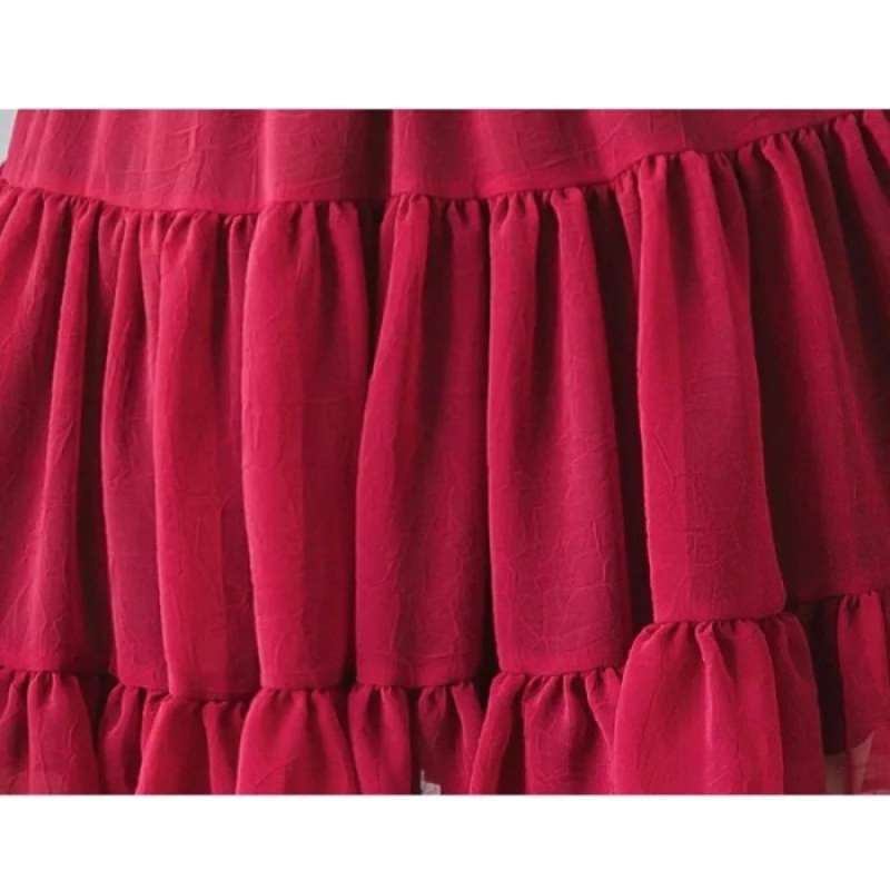 Promo Bawahan Rok Pendek Wanita Mini Skirt Sifon Ceruti Ruffle Rempel ...