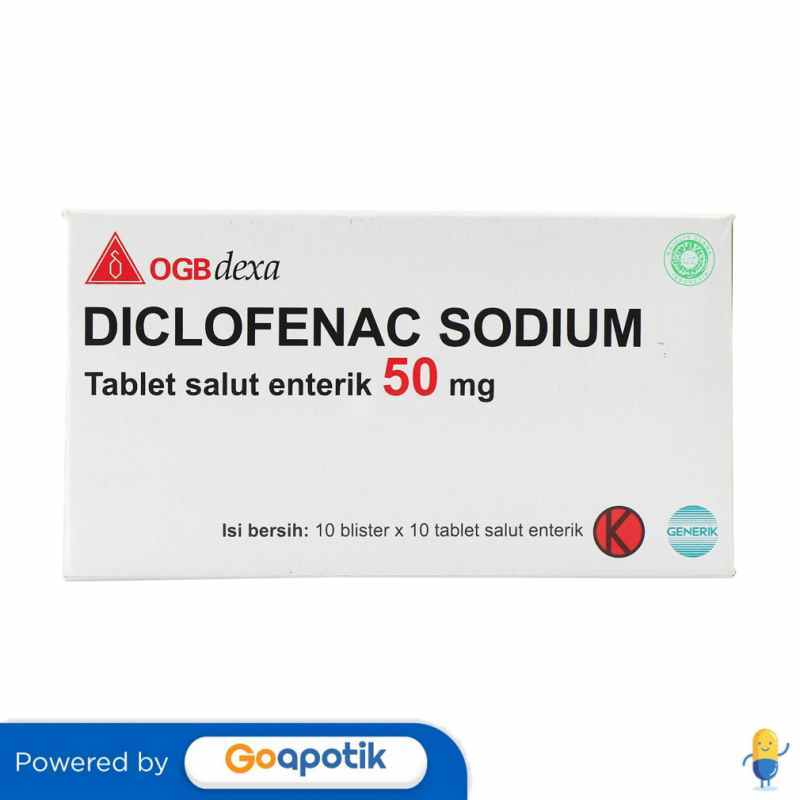Jual Diclofenac Sodium Ogb Dexa Medica 50 Mg Box 100 Tablet / Anti ...