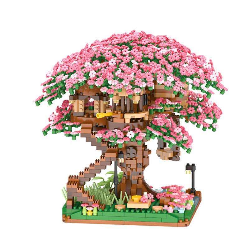 Jual Likaka Mainan Balok Susun Rumah Pohon Bunga Sakura Lego 2008 ...