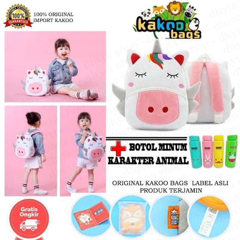 Promo Tas Anak Unicorn / Tas Sekolah Perempuan Karakter Gambar Lucu ...