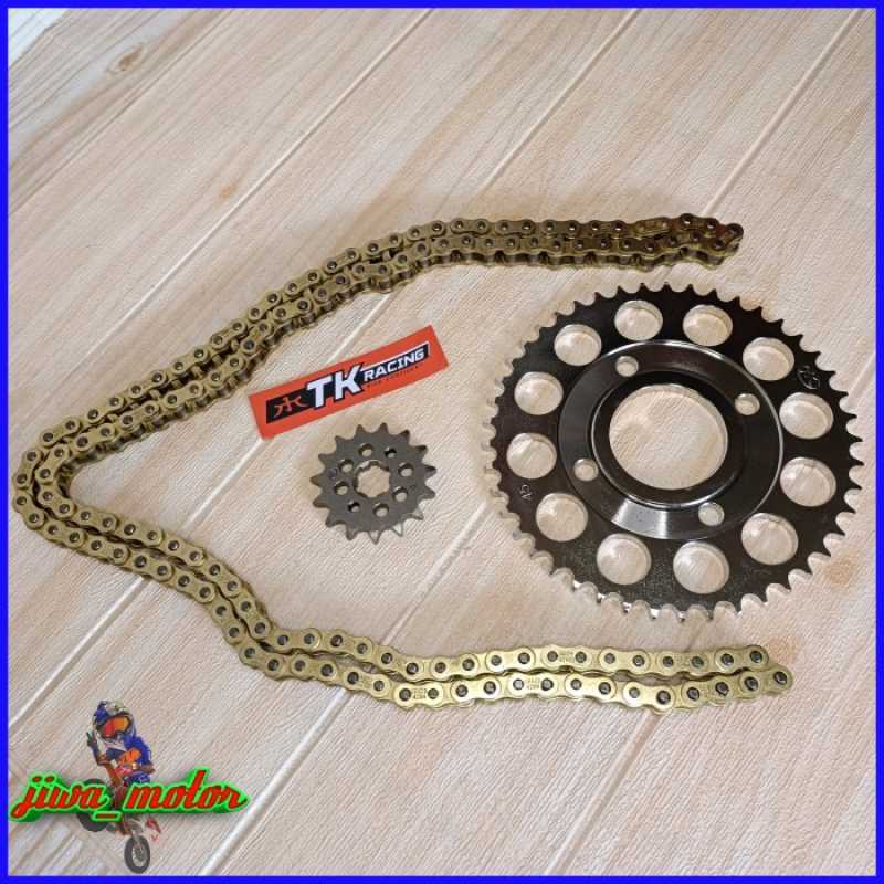 Promo Gear Set 428 Tk Racing / Sss Cb 150 Cbr 150 Sonic Verza Mega Pro Tiger - 13, 40 A3 ...