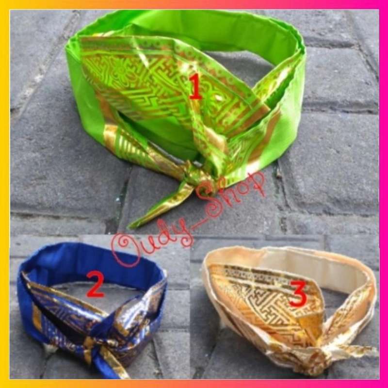 Jual Udeng Bali Ikat Kepala Setengah Jadi Oleh Oleh Etnik Bali - 10 Di ...