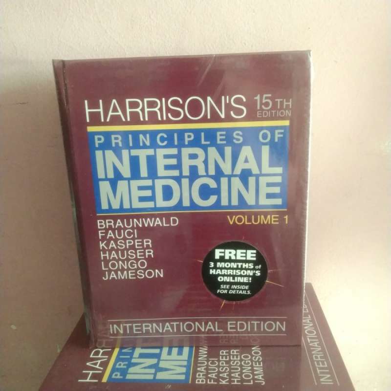 Jual Harrison Principles Of Internal Medicine 15th Edition Volume 1 & 2 ...