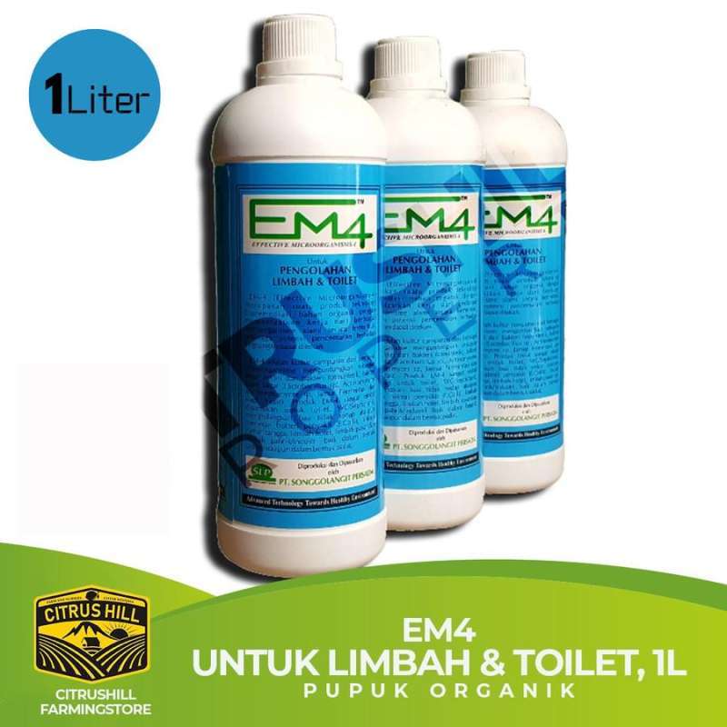 Jual Jual Em4 Limbah Cair Untuk Toilet Di Seller Citrushill farmingstore - Antapani Tengah, Kota ...