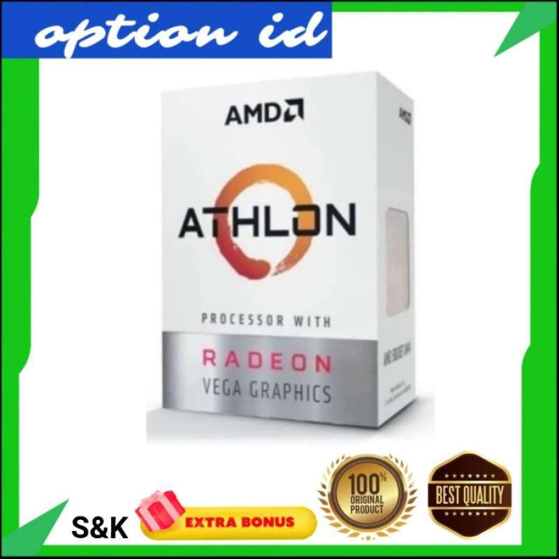 Promo Cessor Amd Athlon 3000g Box - 3.5 Ghz Am4 2 Core Diskon 23% Di ...