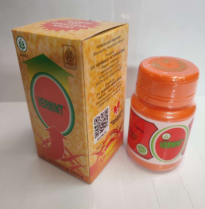 Promo Vermint | Vermin | Obat Penyakit Demam Dan Typus 30 Kapsul Diskon ...