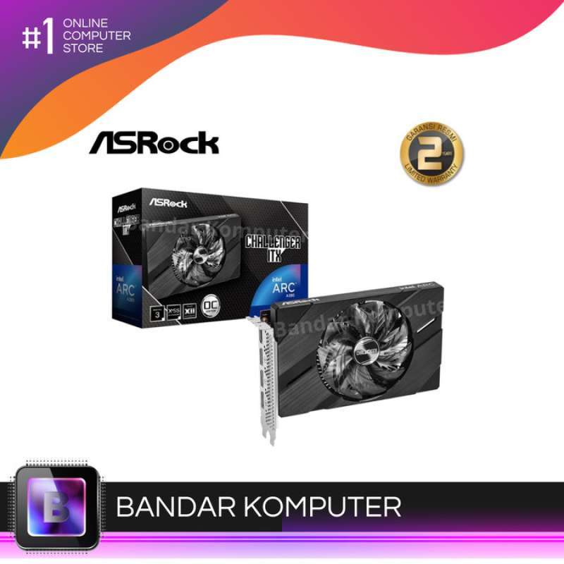 Promo Vga Card Asrock Intel Arc A380 Challenger Itx 6gb Oc Gddr6 Diskon ...