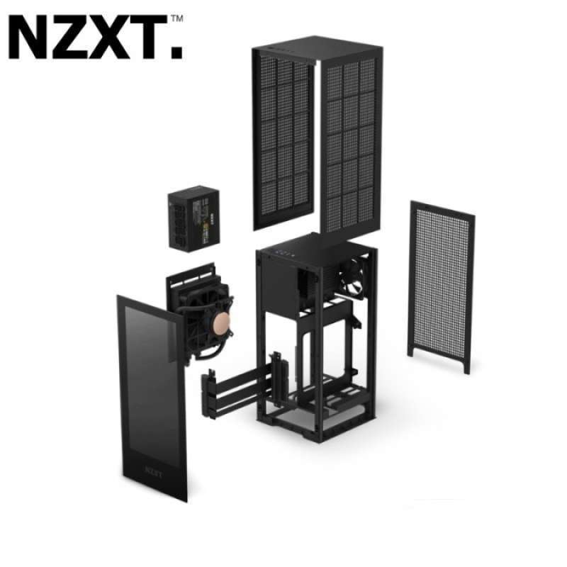 Promo Nzxt H1 V2 - Mini Itx - 750w Gold Psu + Gen 4 Pcie Riser Card ...