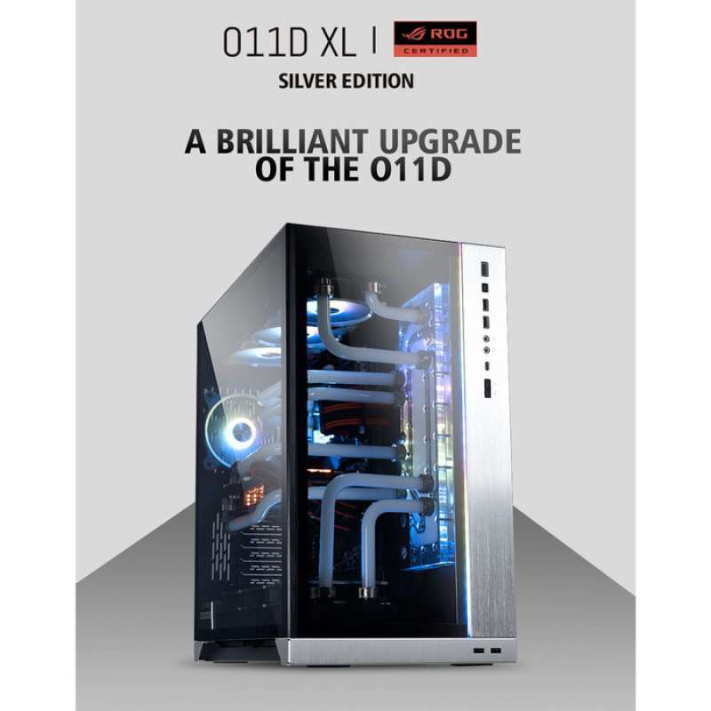 Promo Lian Li Pc-o11 Dynamic Xl Rog White - Tempered Glass Atx Gaming ...