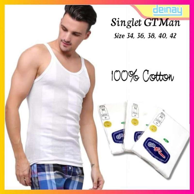 Jual Singlet Gt Man Kaos Dalam Pria Cowok Dewasa Remaja - 38 Di Seller ...