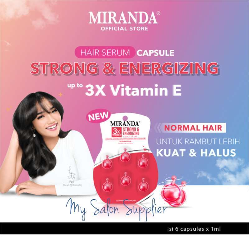 Jual Miranda Vitamin Rambut Hair Serum Sachet Lembaran 6x1ml Di