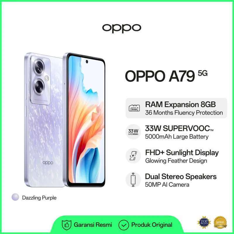 Jual Oppo A79 5g Nfc 8gb/256gb [5000 Mah Battery, 33w Supervooc, 50mp ...
