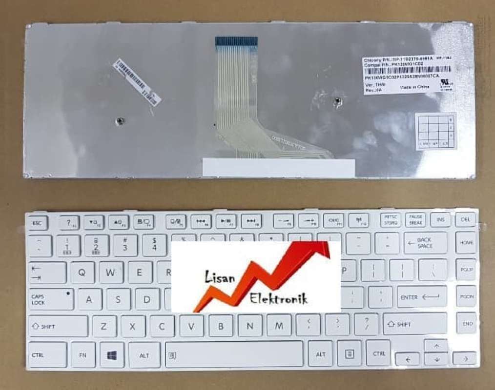 Promo Keyboard Satelite L40-a L40d-a L40t-a L45a L45d-a L45t Putih ...