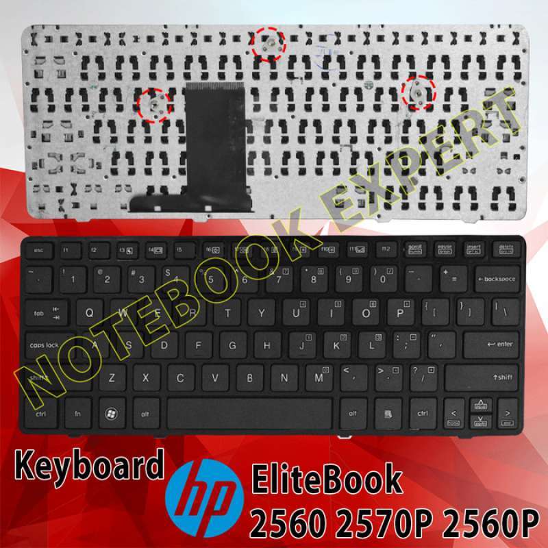 Promo Keyboard Elitebook 2560 2570p 2560p - Black Diskon 23% Di Seller ...