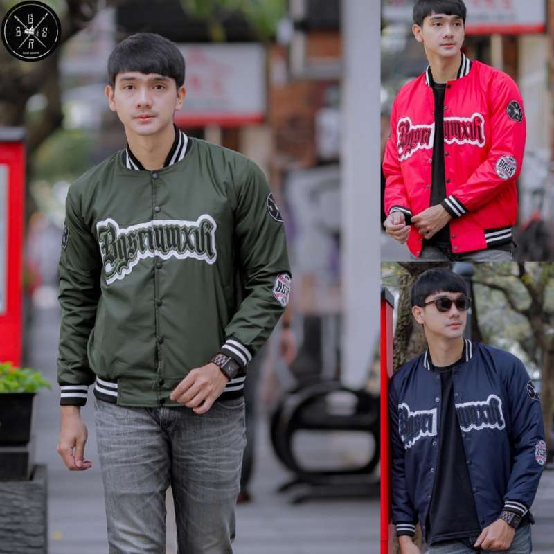 Promo Jaket Pria Varsity Baseball Jacket Bomber Varsity Distro Original ...