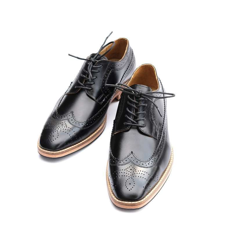 Promo Jarvis Classic Black - Sepatu Formal Longwing Derby Blucher ...