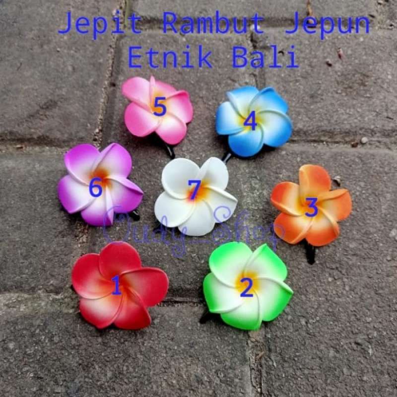 Jual Jepit Rambut Anak Jepit Jepun Kamboja Etnik Oleh Oleh Khas Bali Di ...