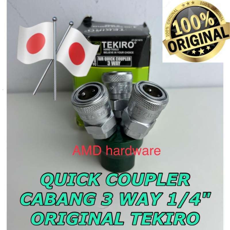 Jual Quick Coupler Cabang 3 Way Sf20 Pf20 (tekiro,nankai,benz,tora ...