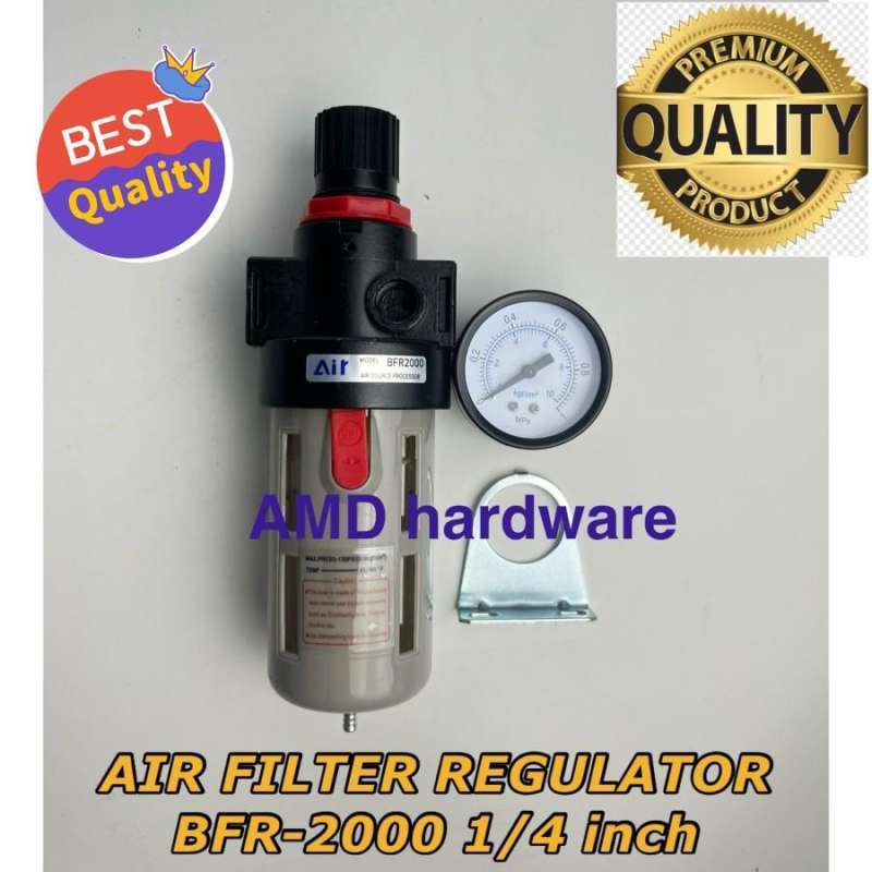 Jual Air Filter Regulator Body Besar 1/2 3/8 1/4 Inch Bfr2000 Bfr3000 ...