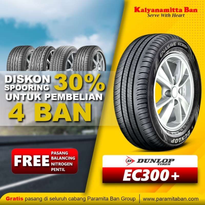 Promo Dunlop Enasave Ec300+ 185/60 15 Ban Mobil R15 Diskon 23% Di Seller Baldum Store - Cilandak ...