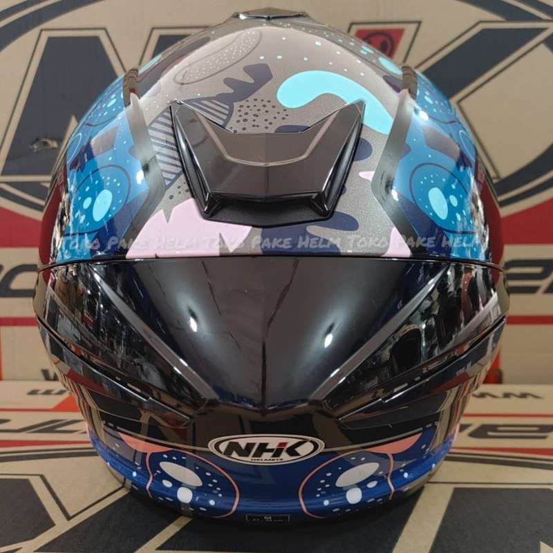 Jual Helm Nhk Mark 1 Bakteria Black Sil Full Face - M Di Seller Pake ...