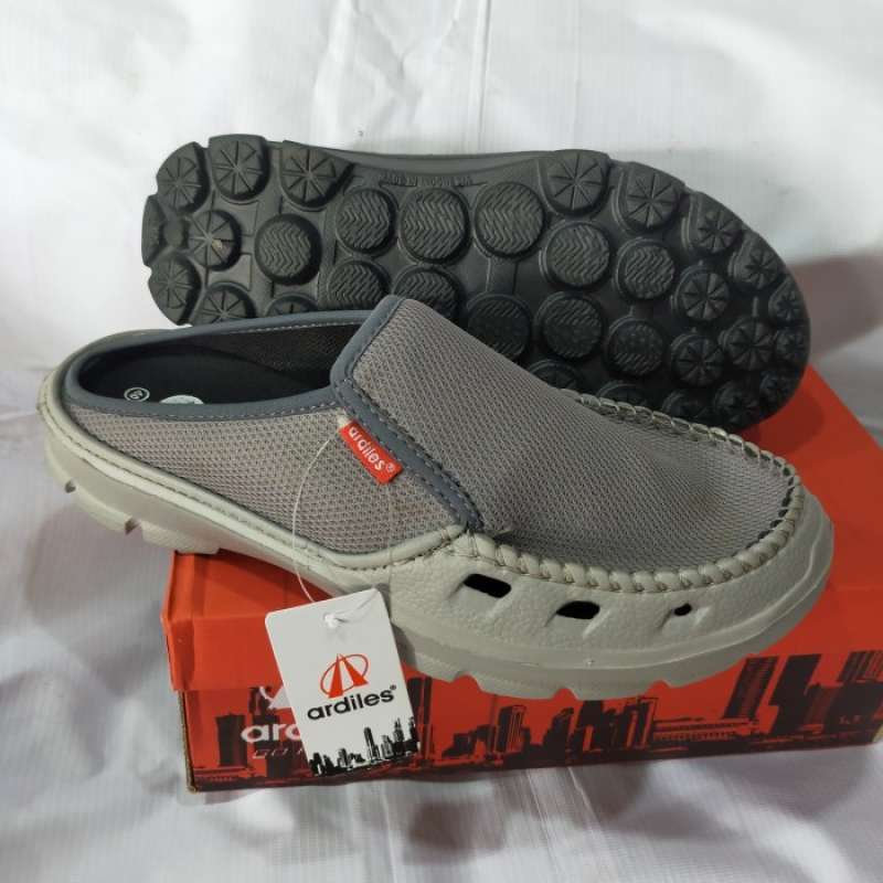 Jual Sepatu Sandal Slop Pria Karet Ardiles Abram-01 Original - 43 Biru ...