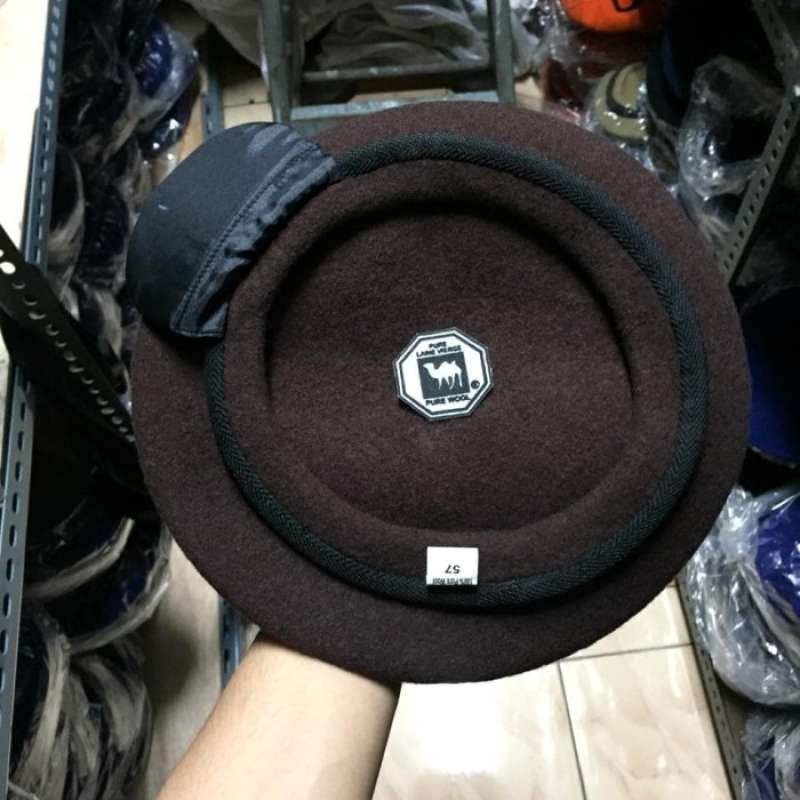 Jual Topi Baret Pramuka, Camel Asli Onta Hitam - 52 Di Seller Wd_store ...