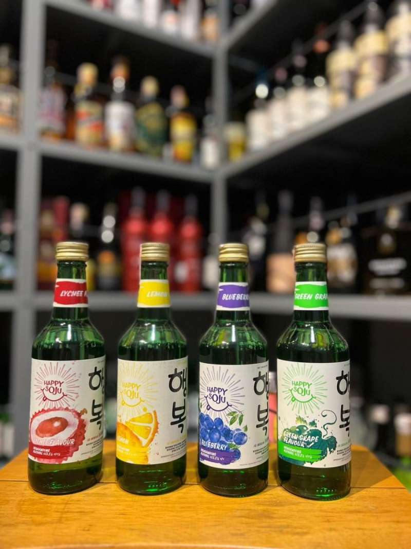 Promo 1 Paket Isi 4 Botol Happy Soju All Variants / Semua Rasa Diskon 1 ...